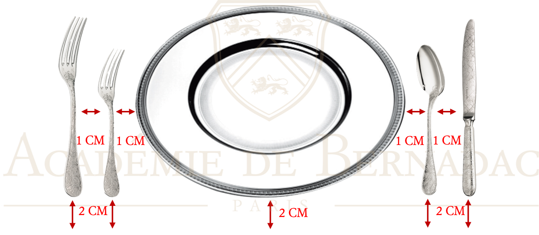 French table setting ~ Academie de Bernadac : Academie de Bernadac